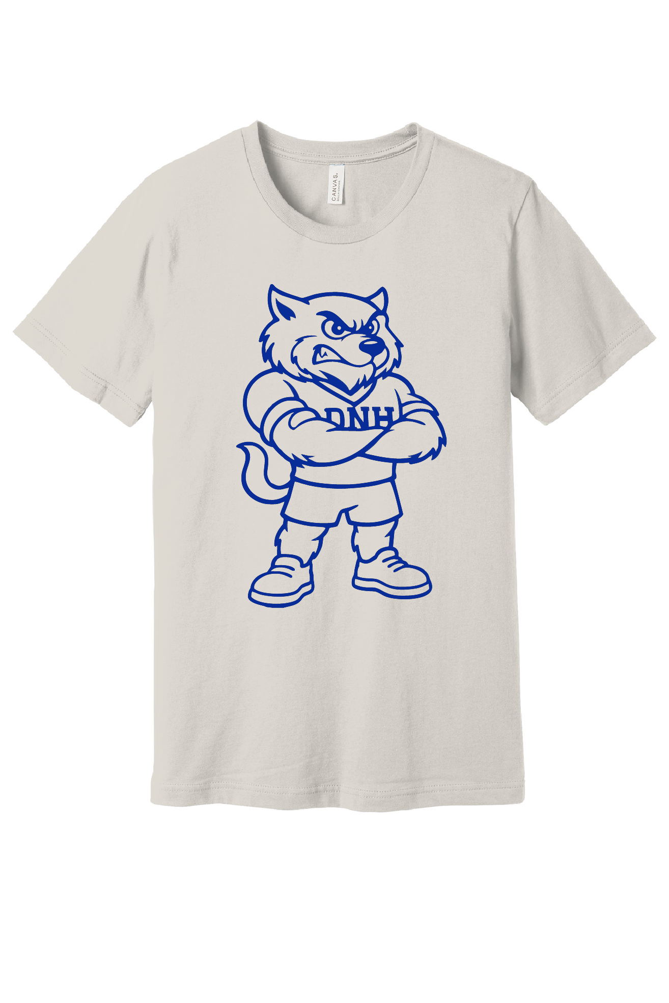 Tee - Wolverine Blue Logo - 3001 – 4 D's Tees